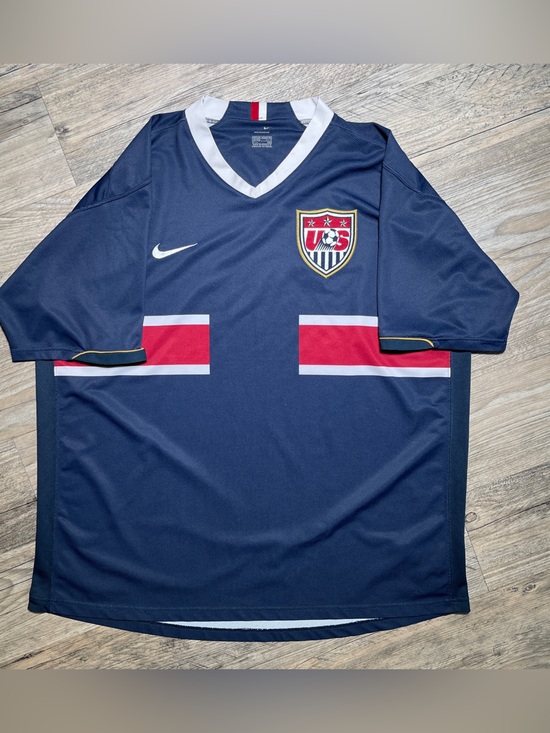 Nike | Shirts | Vintage Nike 2062007 Usa Mens National Soccer Team Away ...